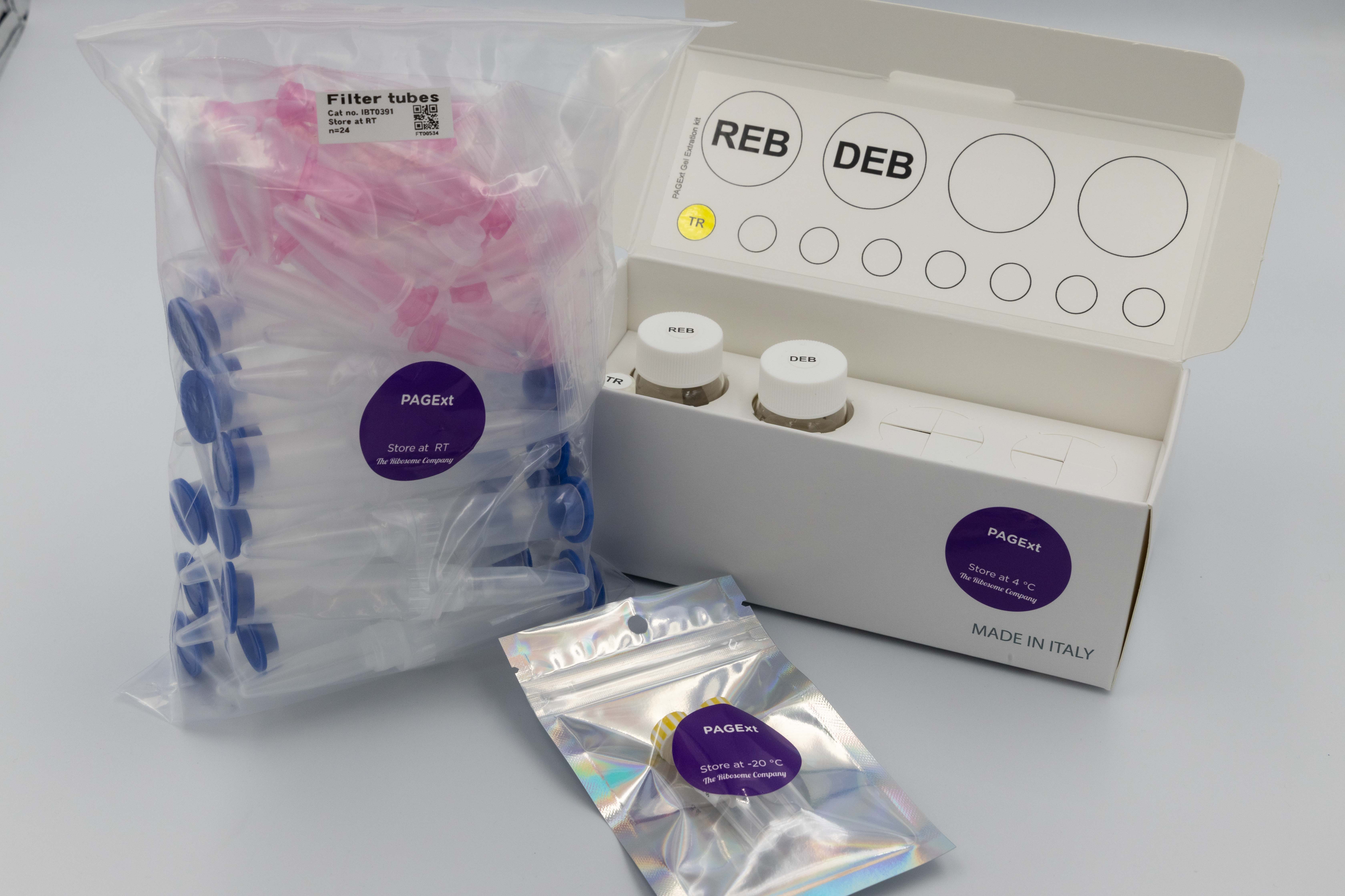 PAGExt - gel extraction kit - Products by Immagina Biotech