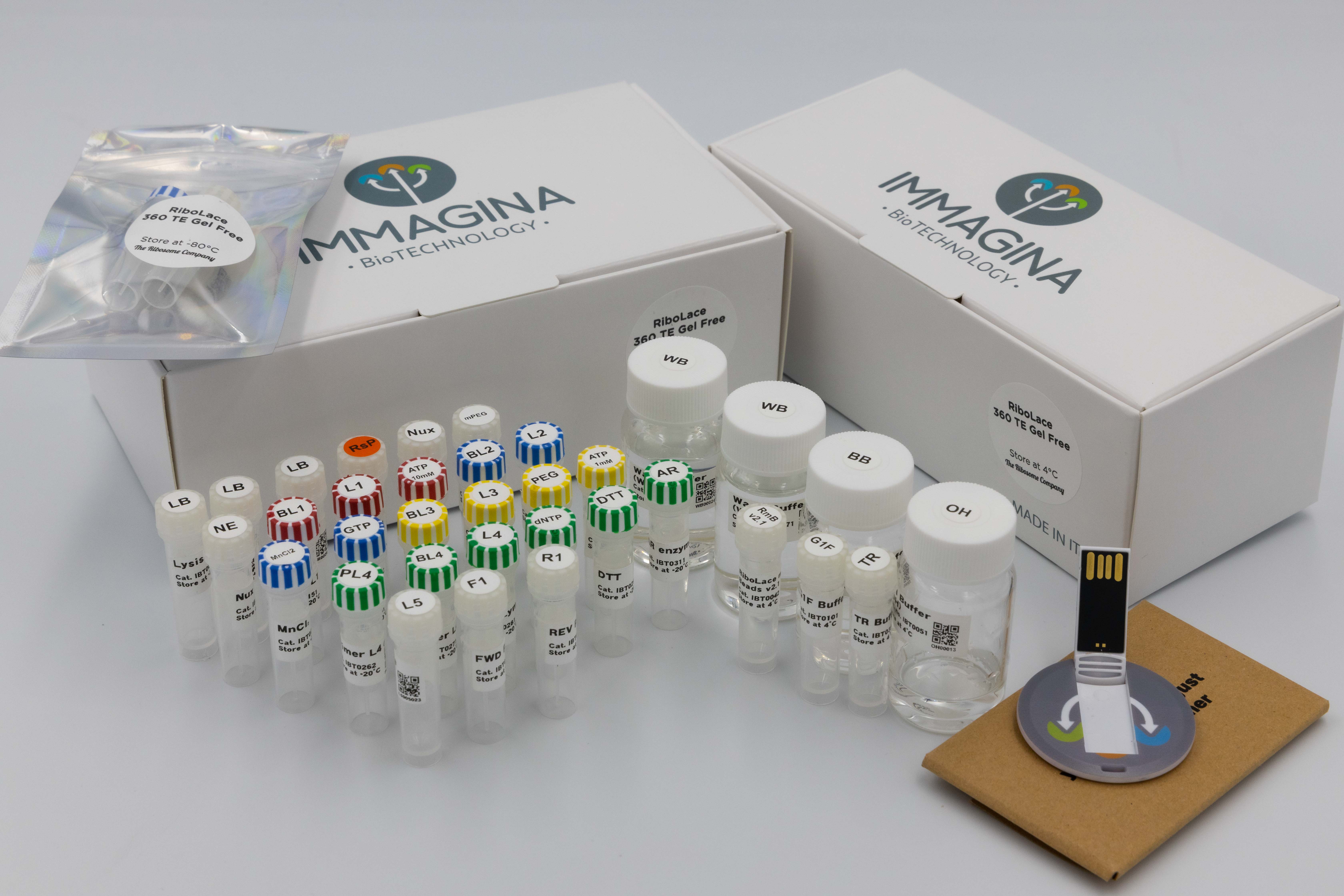 RiboLace 360 TE Gel Free Kit - Products by Immagina Biotech