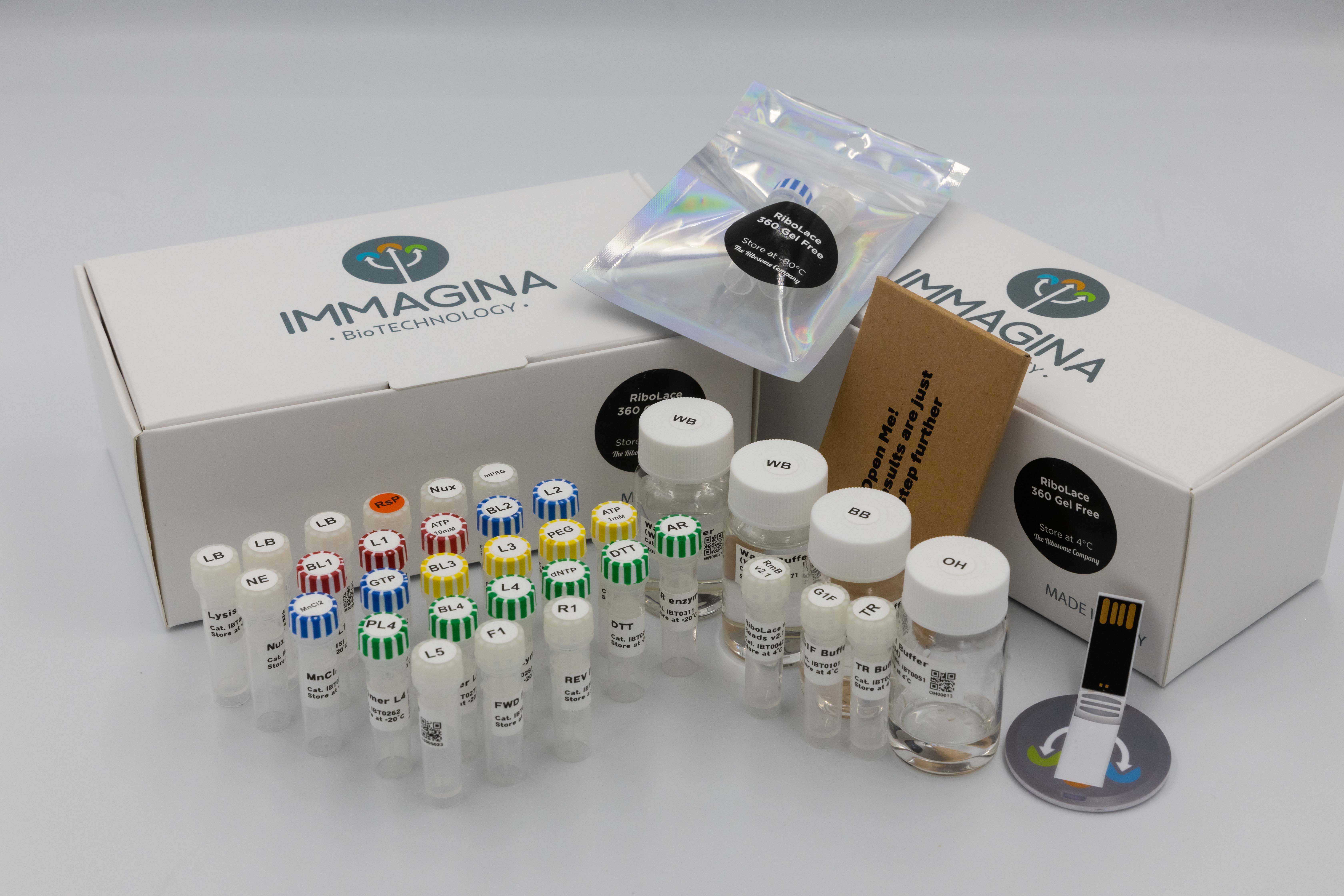 RiboLace 360 Gel Free Kit - Products by Immagina Biotech